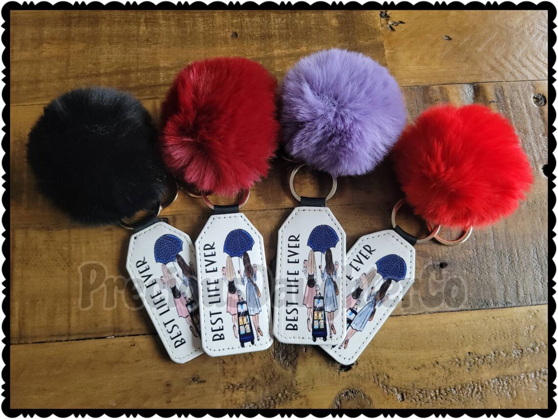 Personalized Key Chain Sublimated Keychain Best Life Ever - Etsy