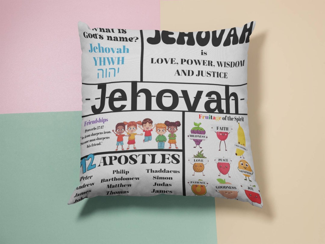 JW Kids Gift, JW Spiritual Pillow, JW Home Decor, Jw Youth, Best Life ...
