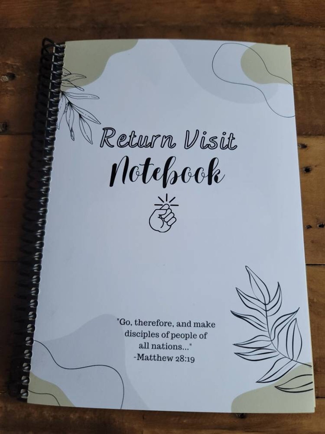 Field Service Report JW Ministry Record Jw Notebook JW - Etsy