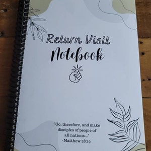 Field Service Report, JW Ministry Record, Jw Notebook, JW Pioneer Gift ...