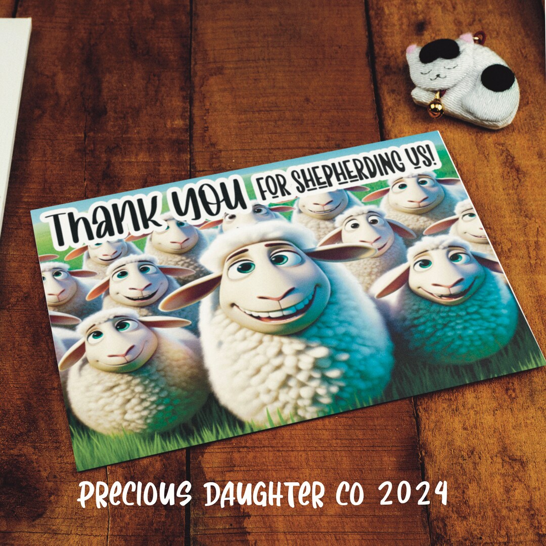 JW Elder Appreciation Card, Sheep Thank You Design - Etsy