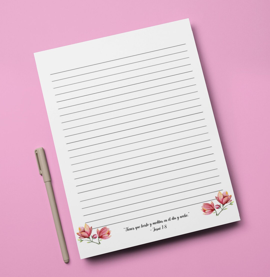 Spanish Letter Writing Paper, No Hay Vida Mejor, Field Service, Paper ...