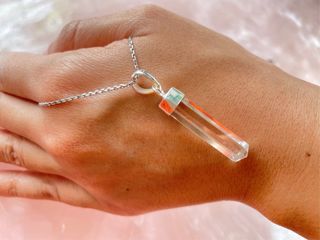 Rock Crystal Amulet, 925 Sterling Silver Gemstone Pendants Only - Etsy