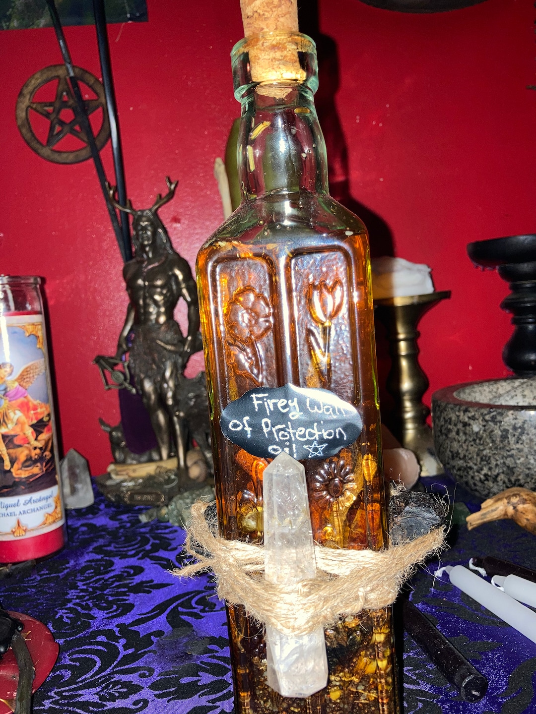 Fiery Wall of Protection Oil - Etsy