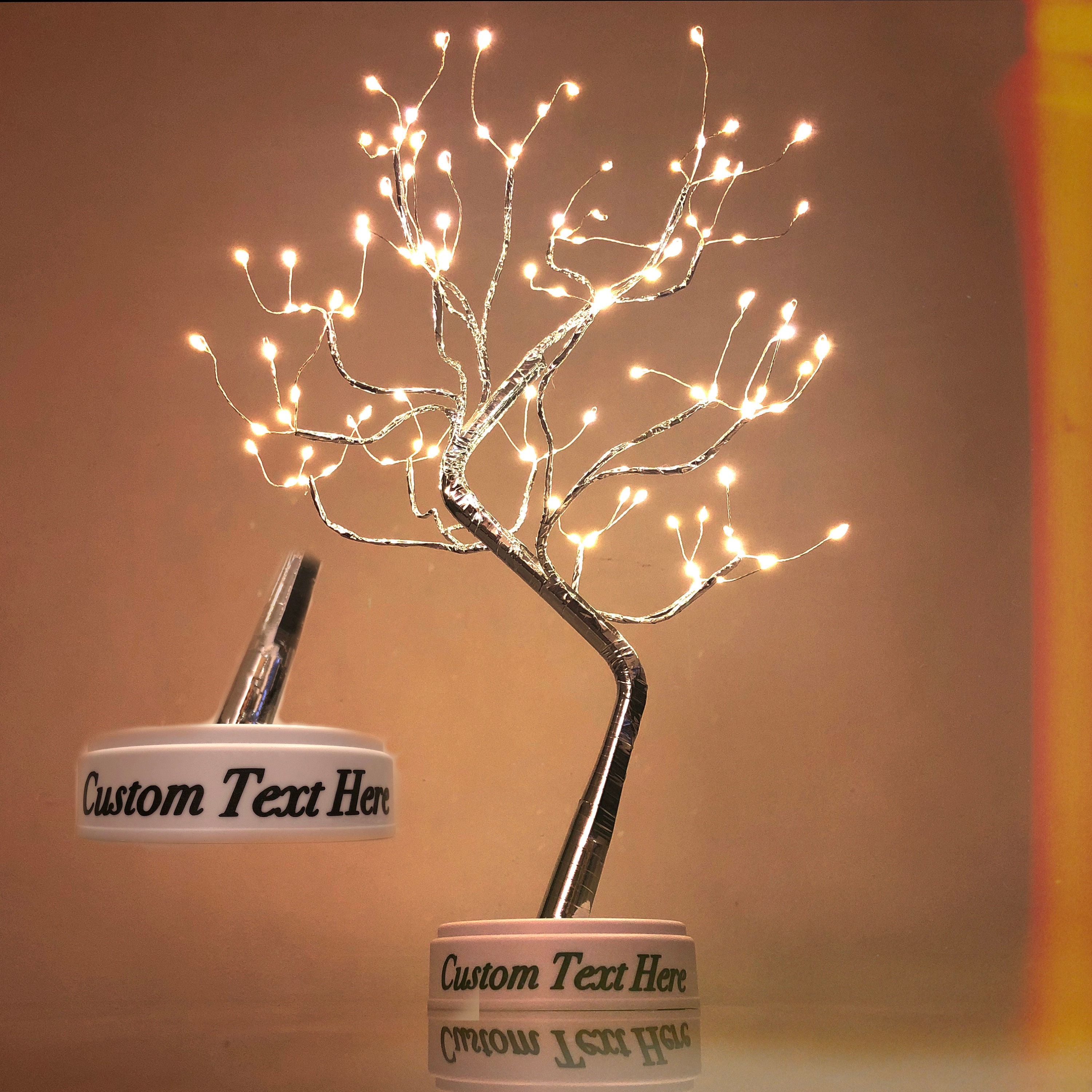 Personalized Aesthetic LED Fairy Tree Lamp 3D Sparkly Twinkle - Etsy UK