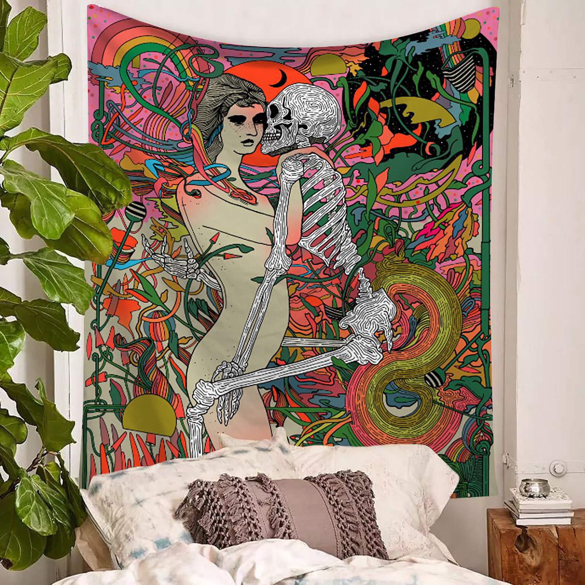 Art Tapestry Sexy Girl Wall Hangings Tapestry Girl Wall Art Etsy