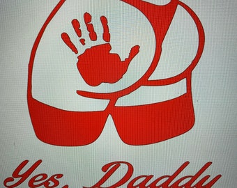 Yes Daddy Decal | Etsy