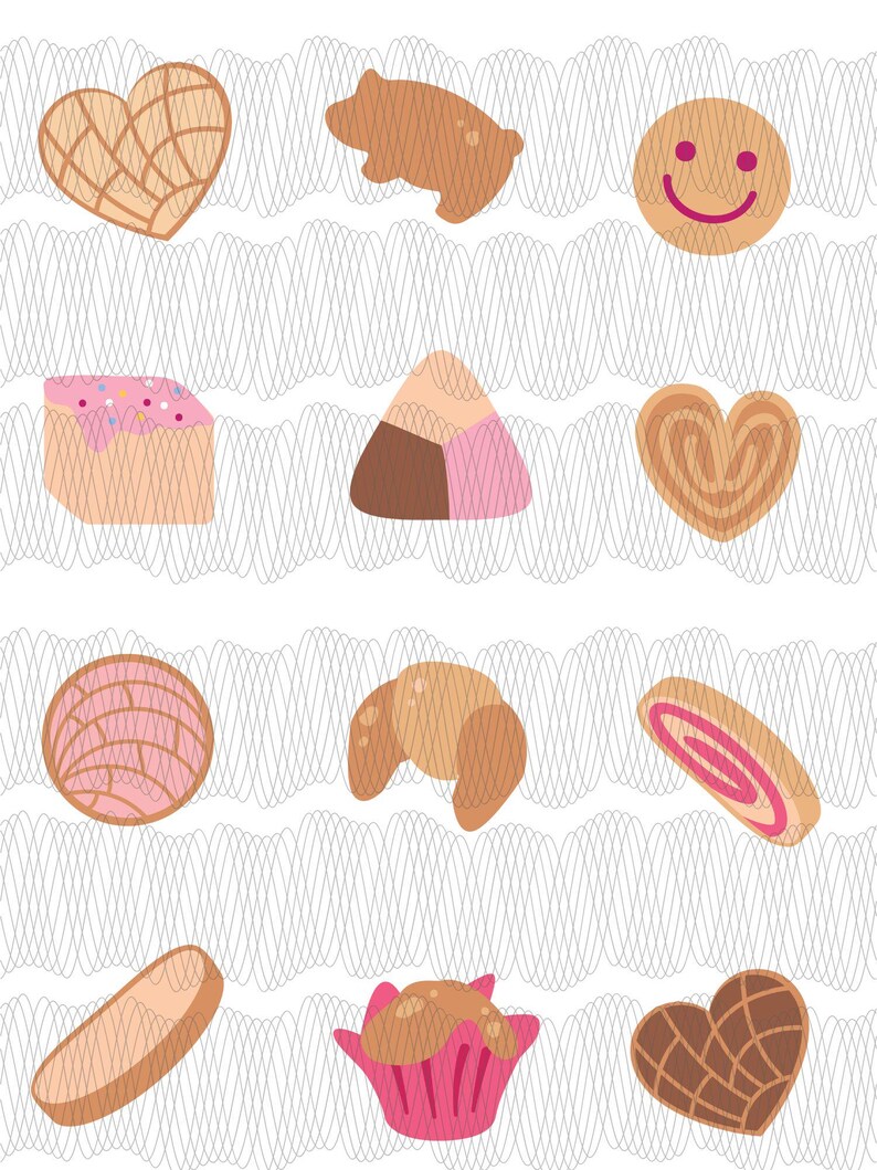 HISPANIC PNG Transparent Pan Dulce Mexican Food Mexican Candy Designs ...