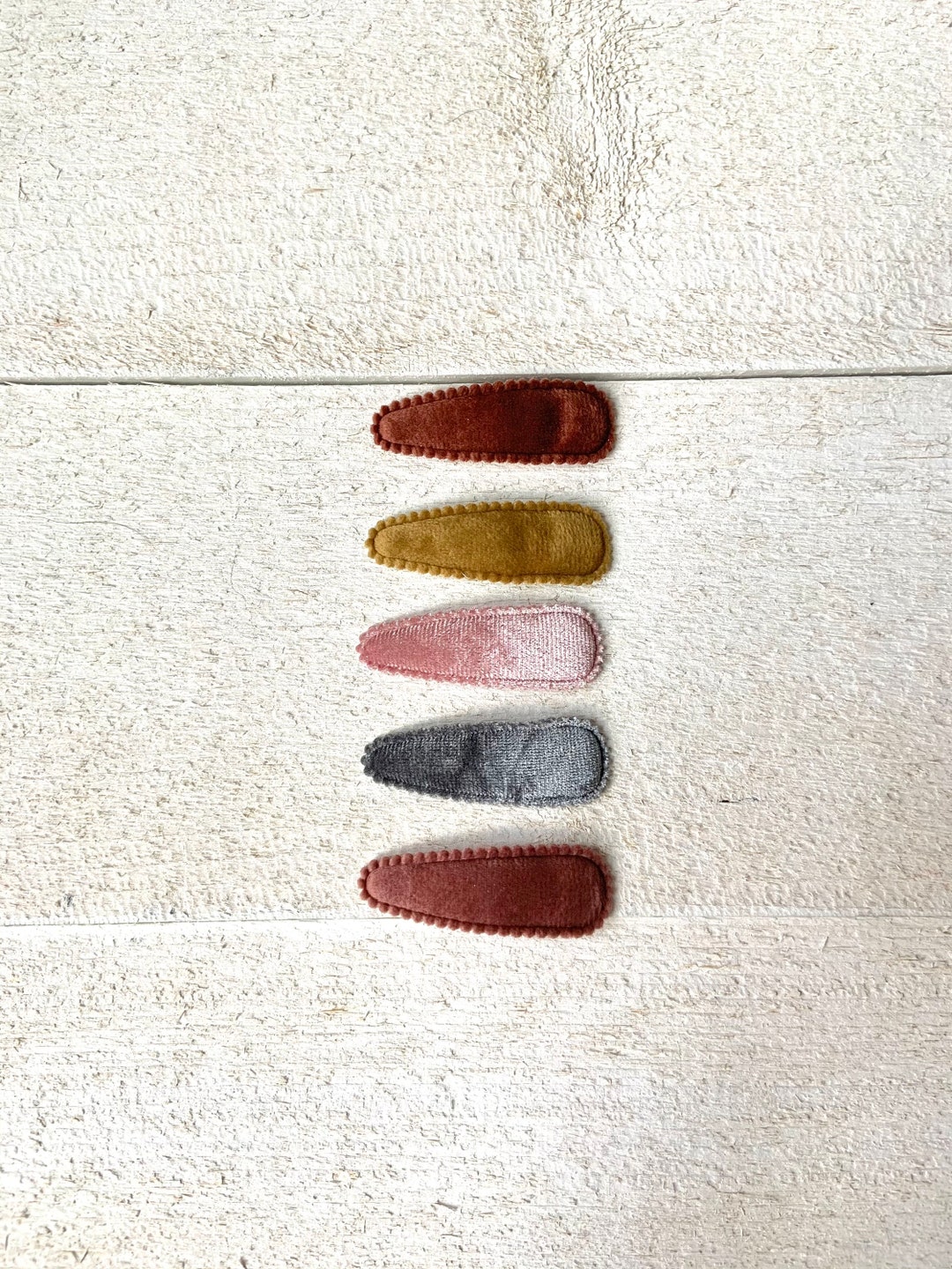 Shaped Velvet Snap Clip Choose 2, Toddler Barrettes, Baby Barrettes ...