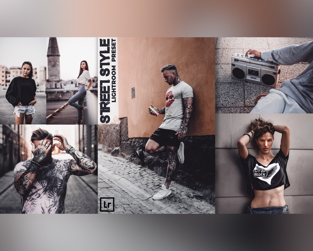 5 Street Style Presets, Lightroom Presets, Street Photography Presets ...