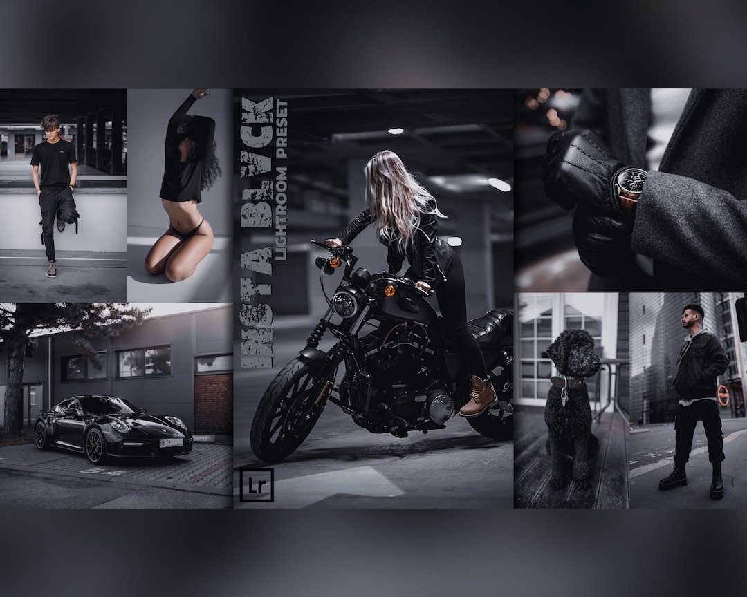 5 Insta BLVCK Presets, Lightroom Presets, Black Presets, Blvck Paris Presets, Dark Presets ...
