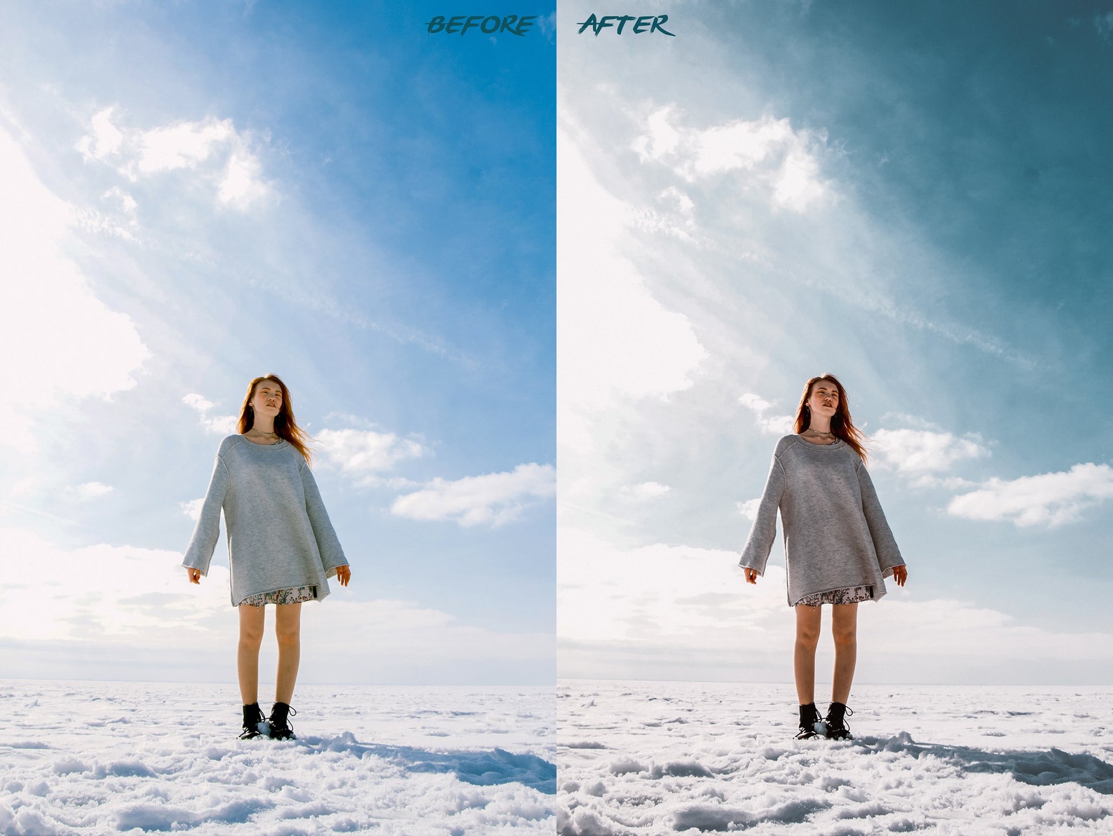 Insta Teal Lightroom Preset, Teal Preset, Blue Lightroom Preset, Light ...