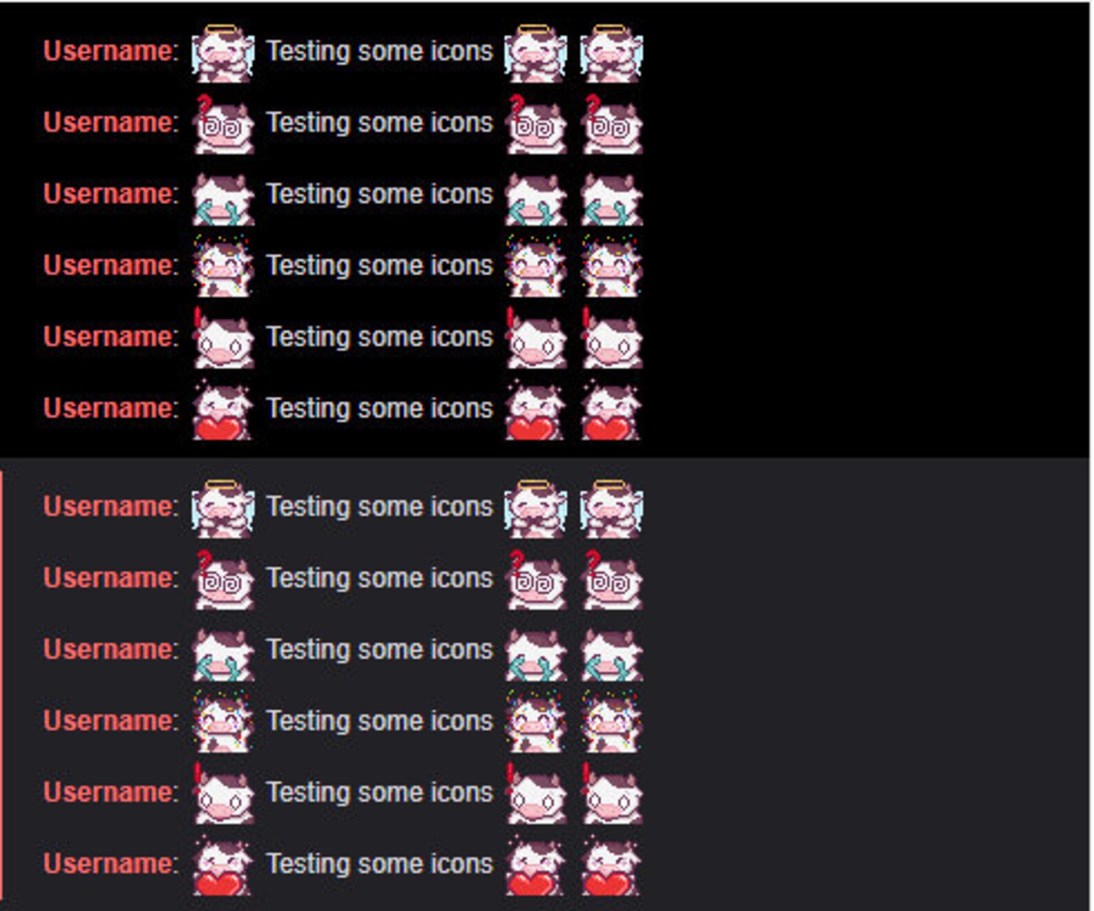 Cute 8-bit Pixel Cow ~ Twitch Emote Pack - Etsy