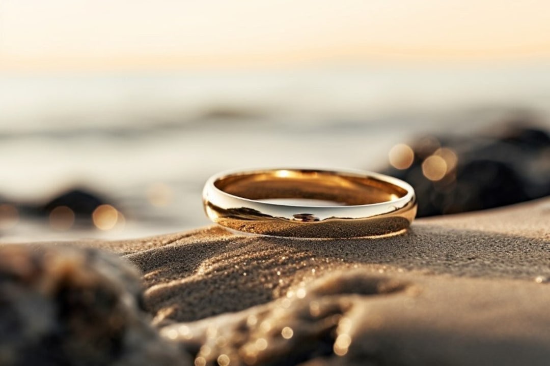 Handmade 9K 3mm Dome Shaped Wedding Band - 9K Yellow Gold - Polished ...