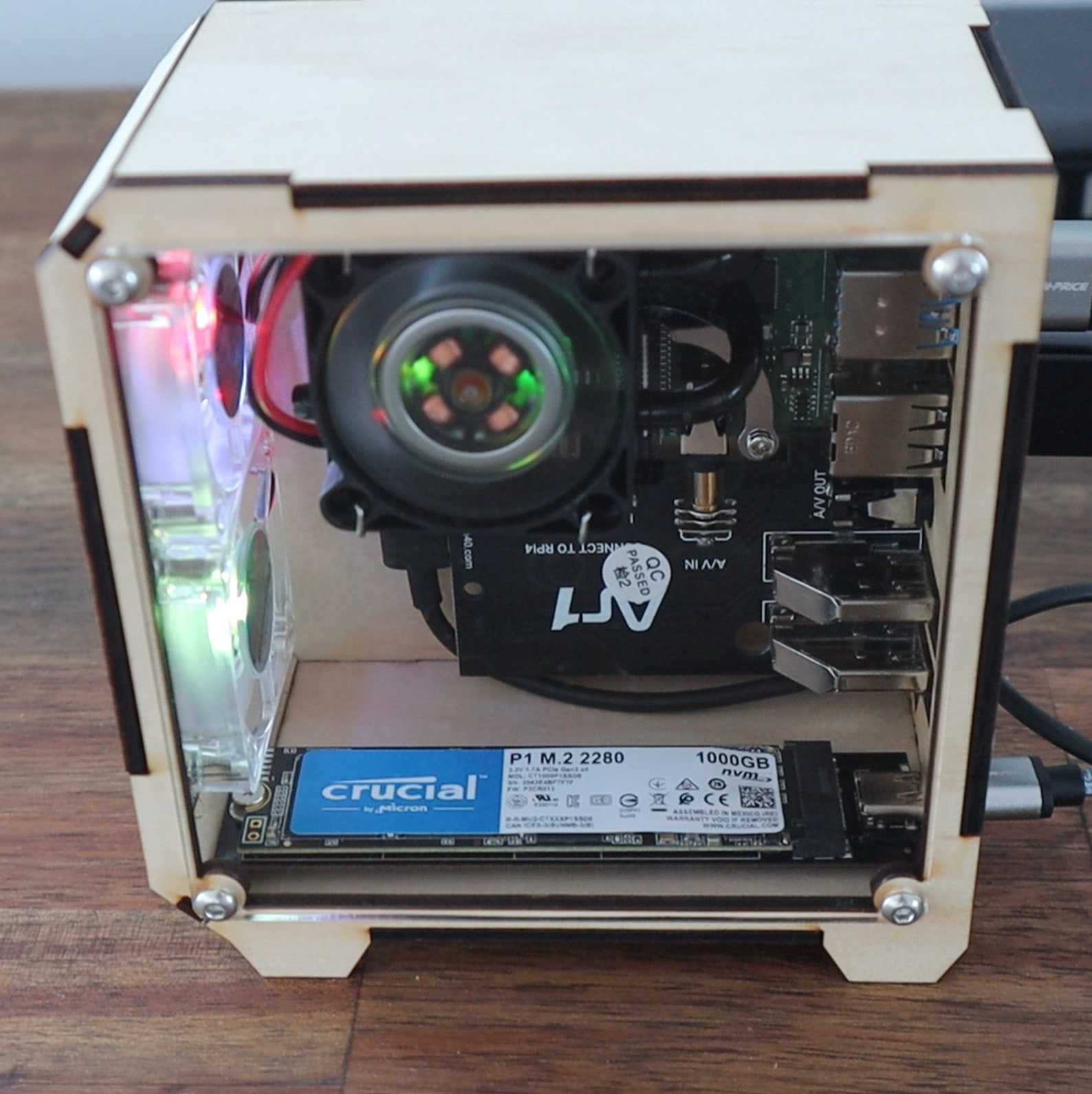 Raspberry Pi 4B Plywood DIY Case - Etsy