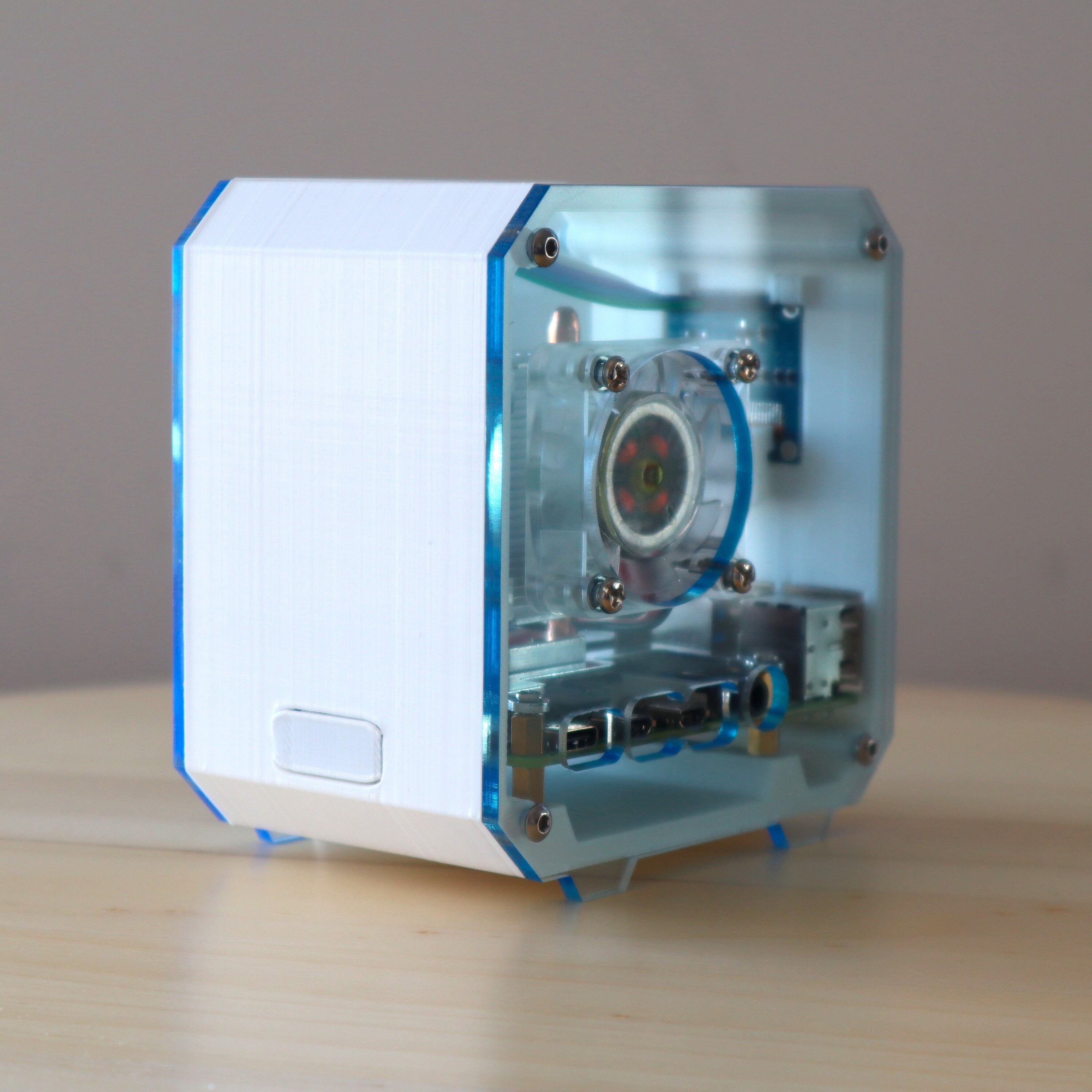 Ice Edition Raspberry Pi 4B Desktop Computer Case - Etsy