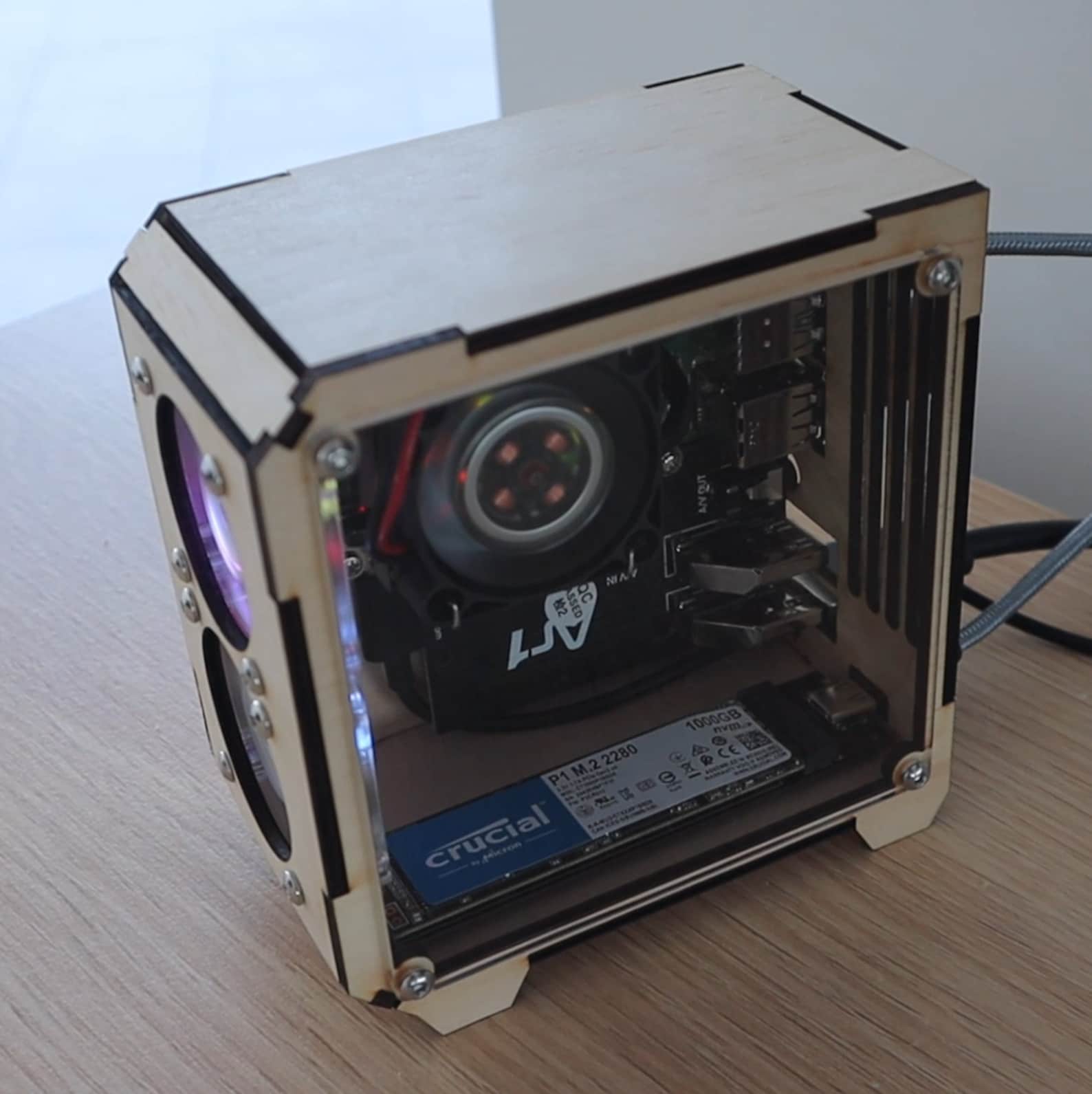 Raspberry Pi 4B Plywood DIY Case - Etsy