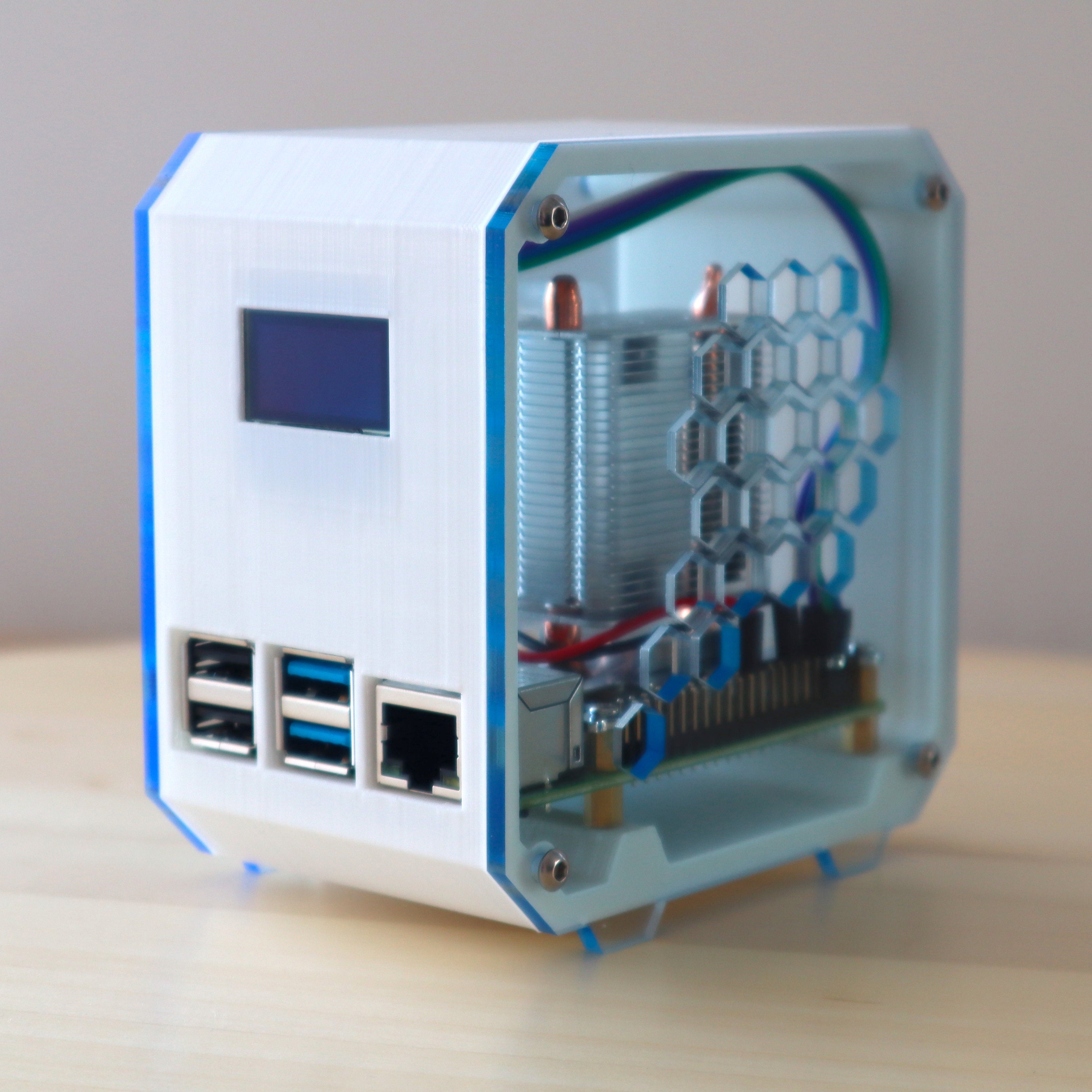 Ice Edition Raspberry Pi 4B Desktop Computer Case - Etsy
