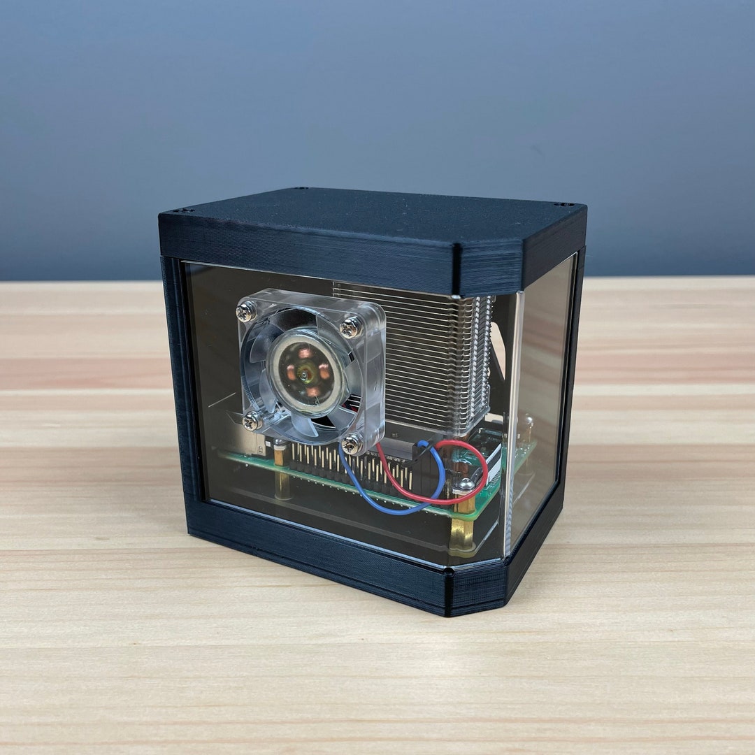 Raspberry Pi 4B Desktop Split SSD Case - Etsy Raspberry Pi 4B Desktop Split SSD Case - Etsy