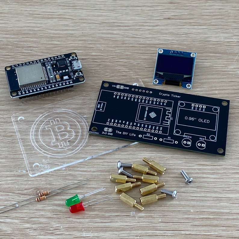 Bitcoin Price Ticker Diy Kit Etsy