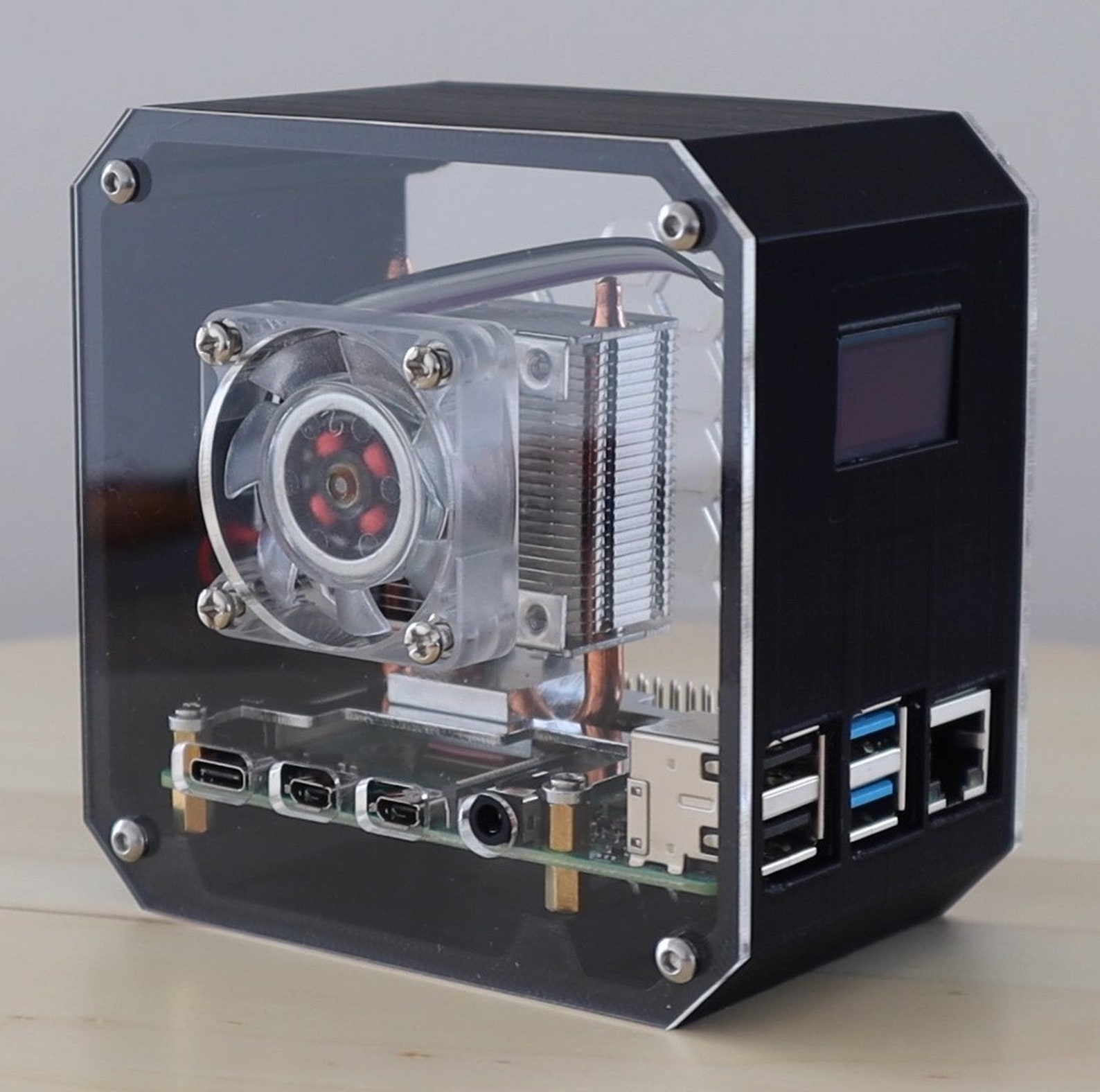 Raspberry Pi 4B Desktop Computer Case - Etsy