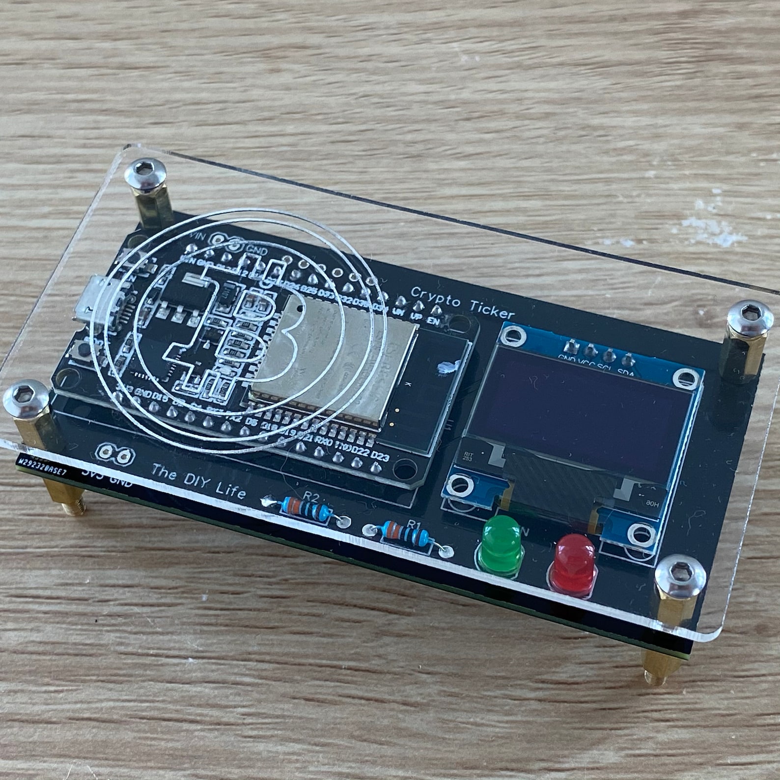 Bitcoin Price Ticker DIY Kit - Etsy
