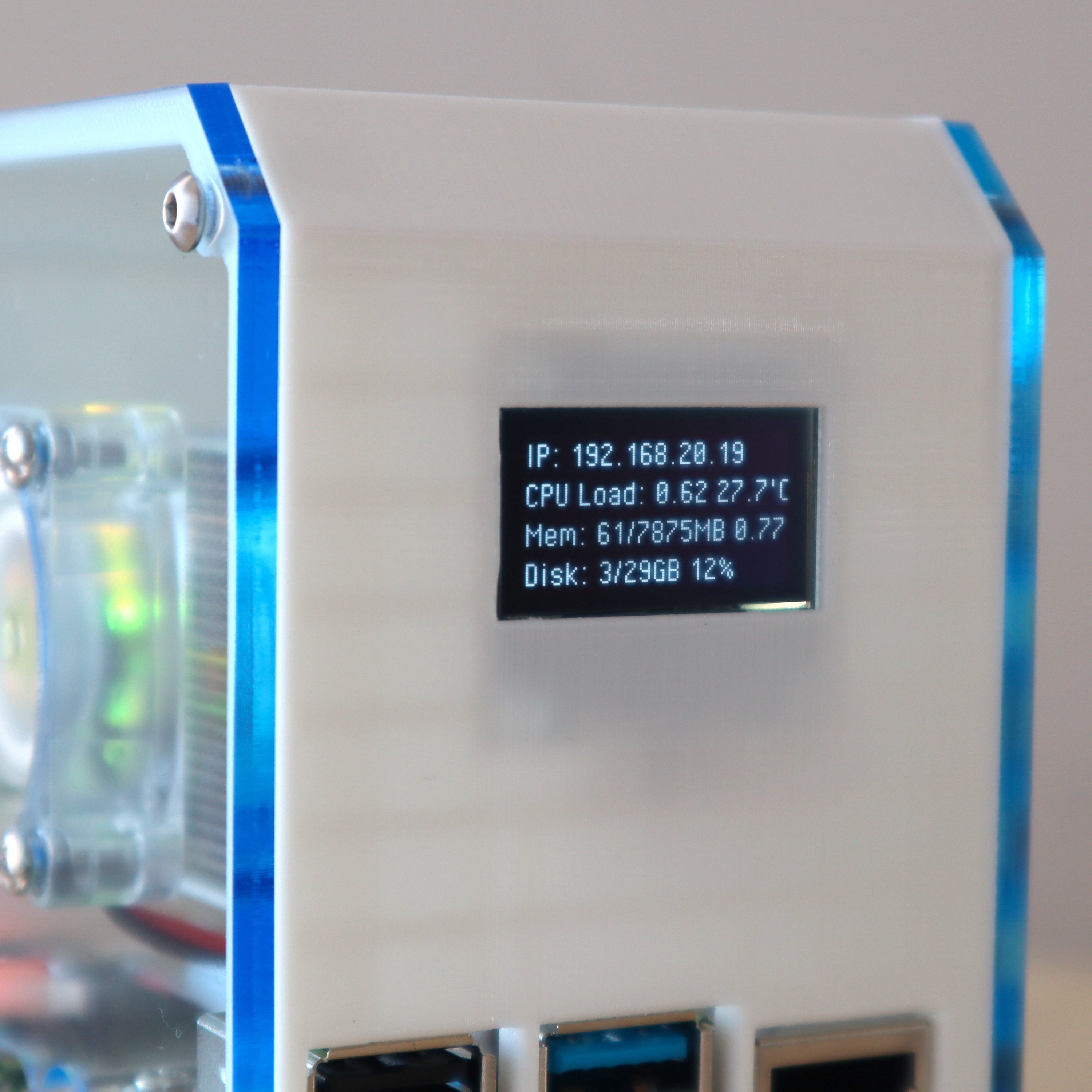 Ice Edition Raspberry Pi 4B Desktop Computer Case - Etsy