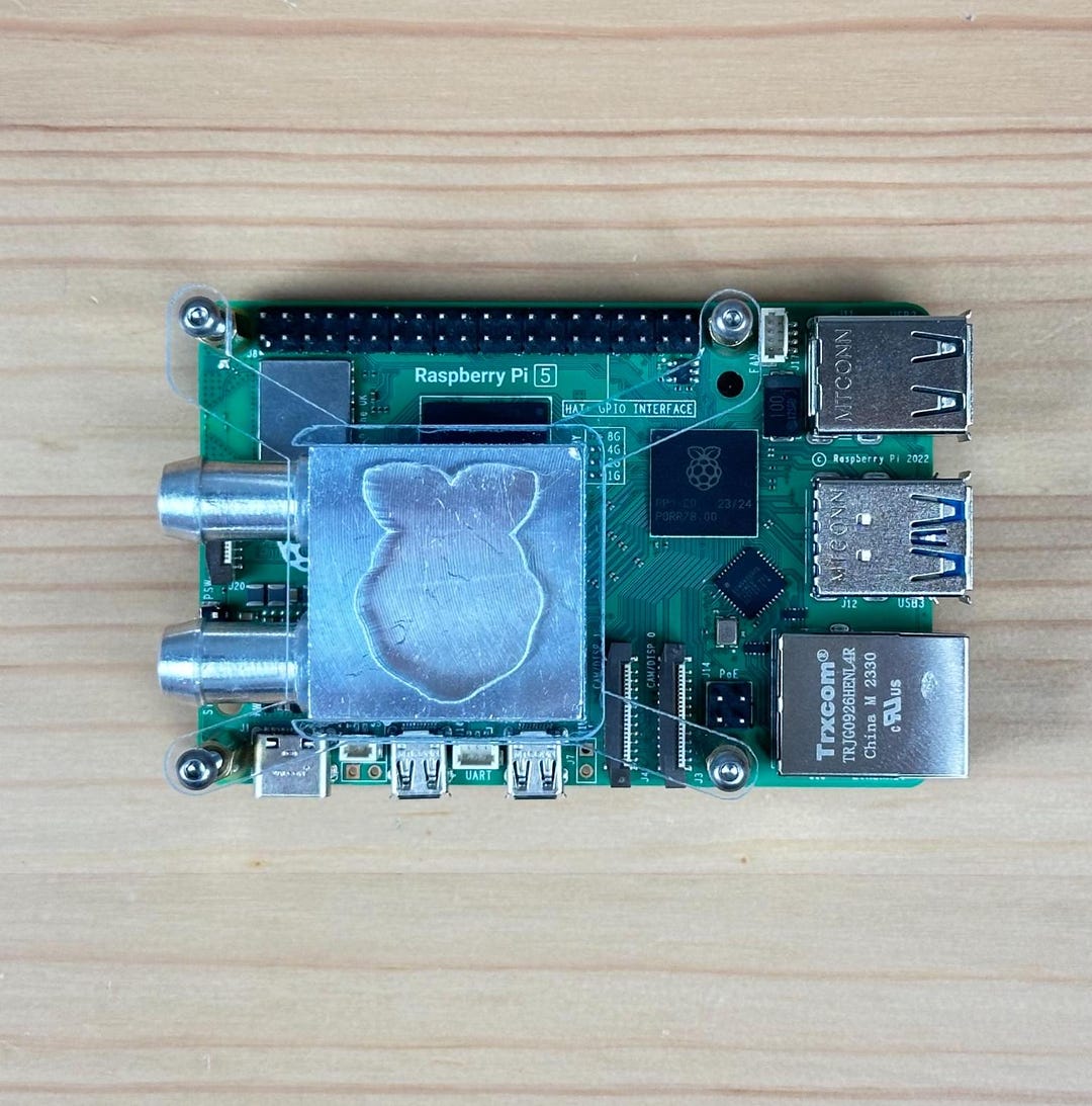 Blue Water Cooling Block Kit for Raspberry Pi 5 - Etsy
