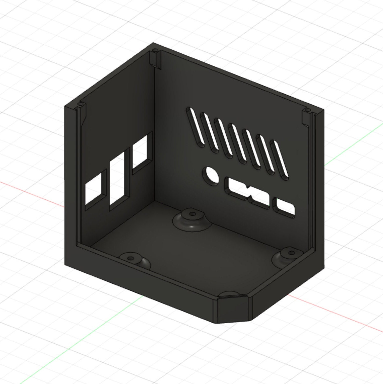 Raspberry Pi 4B Desktop Split SSD Case 3D Print Files - Etsy