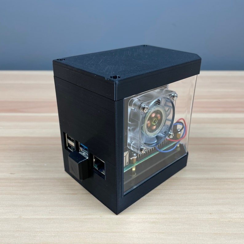 Raspberry Pi 4B Desktop Split SSD Case - Etsy