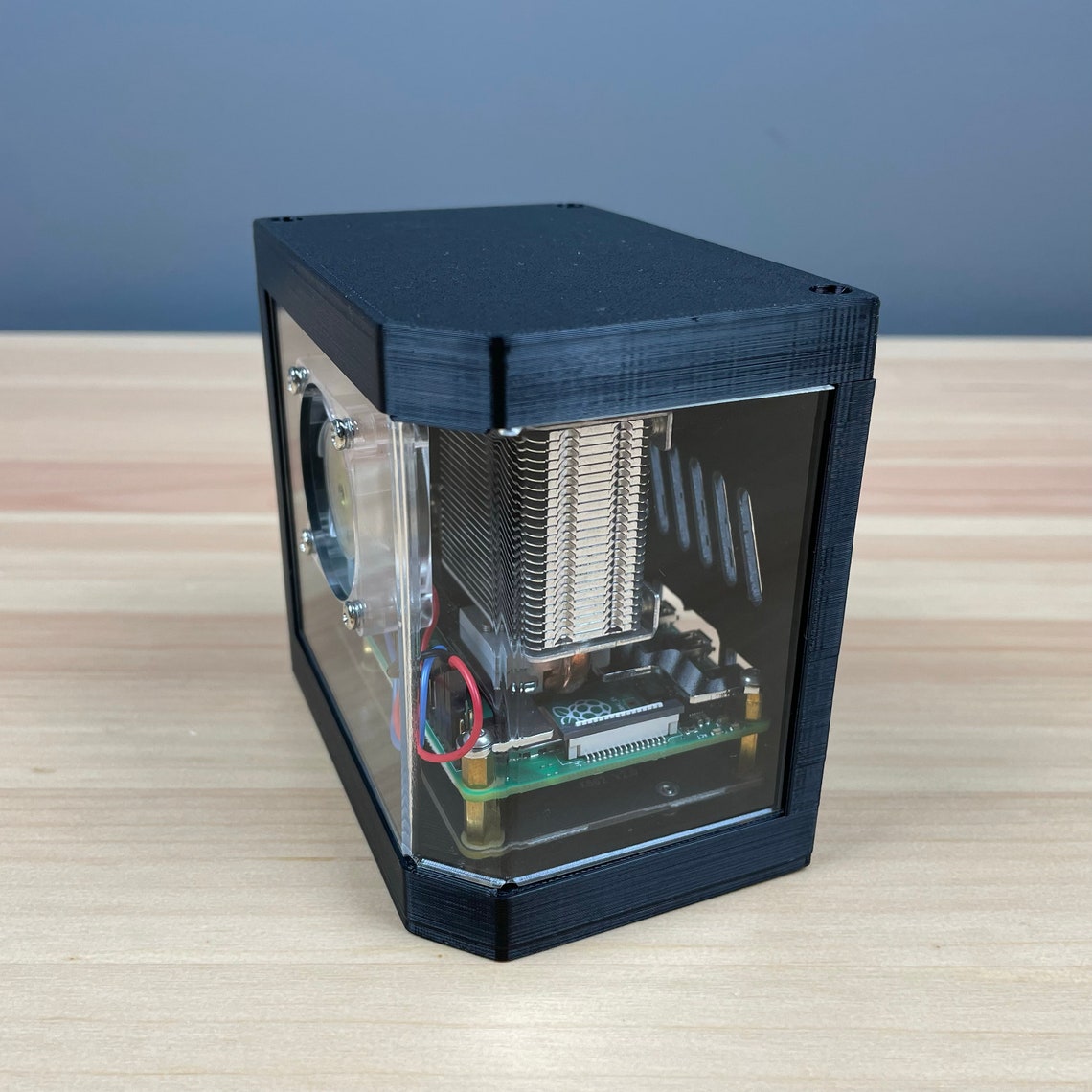 Raspberry Pi 4B Desktop Split SSD Case - Etsy