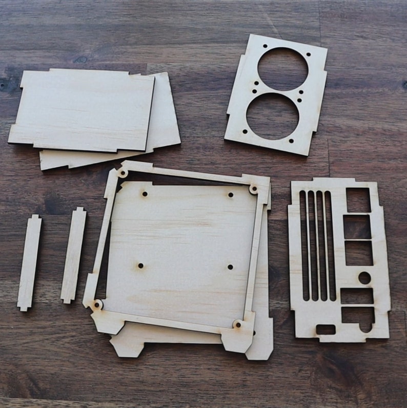 Raspberry Pi 4B Plywood DIY Case - Etsy