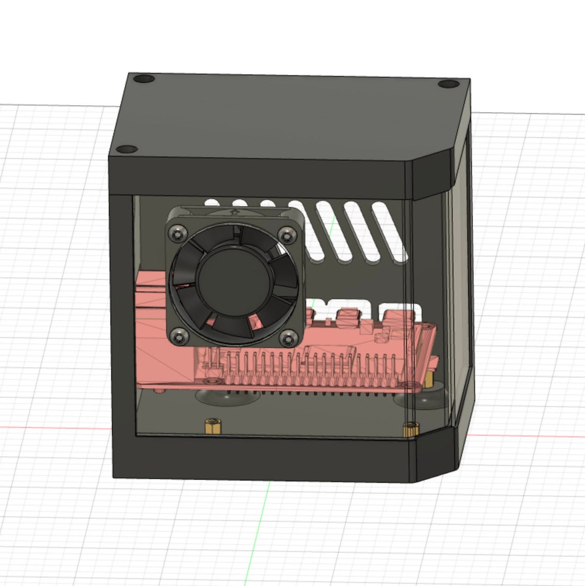 Raspberry Pi 4B Desktop Split SSD Case 3D Print Files - Etsy
