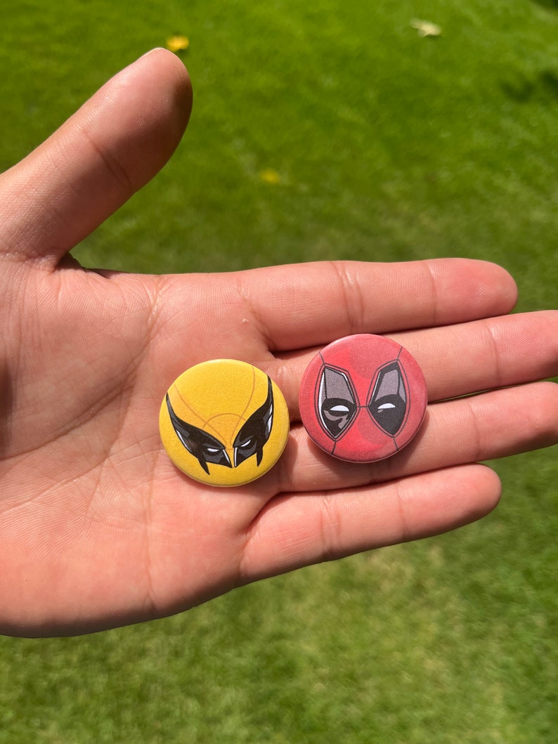 Deadpool and Wolverine - 1.25”- Pins - Etsy