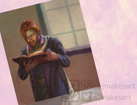 Caleb Widogast Fan Art Print Critical Role Fan Art Wall | Etsy