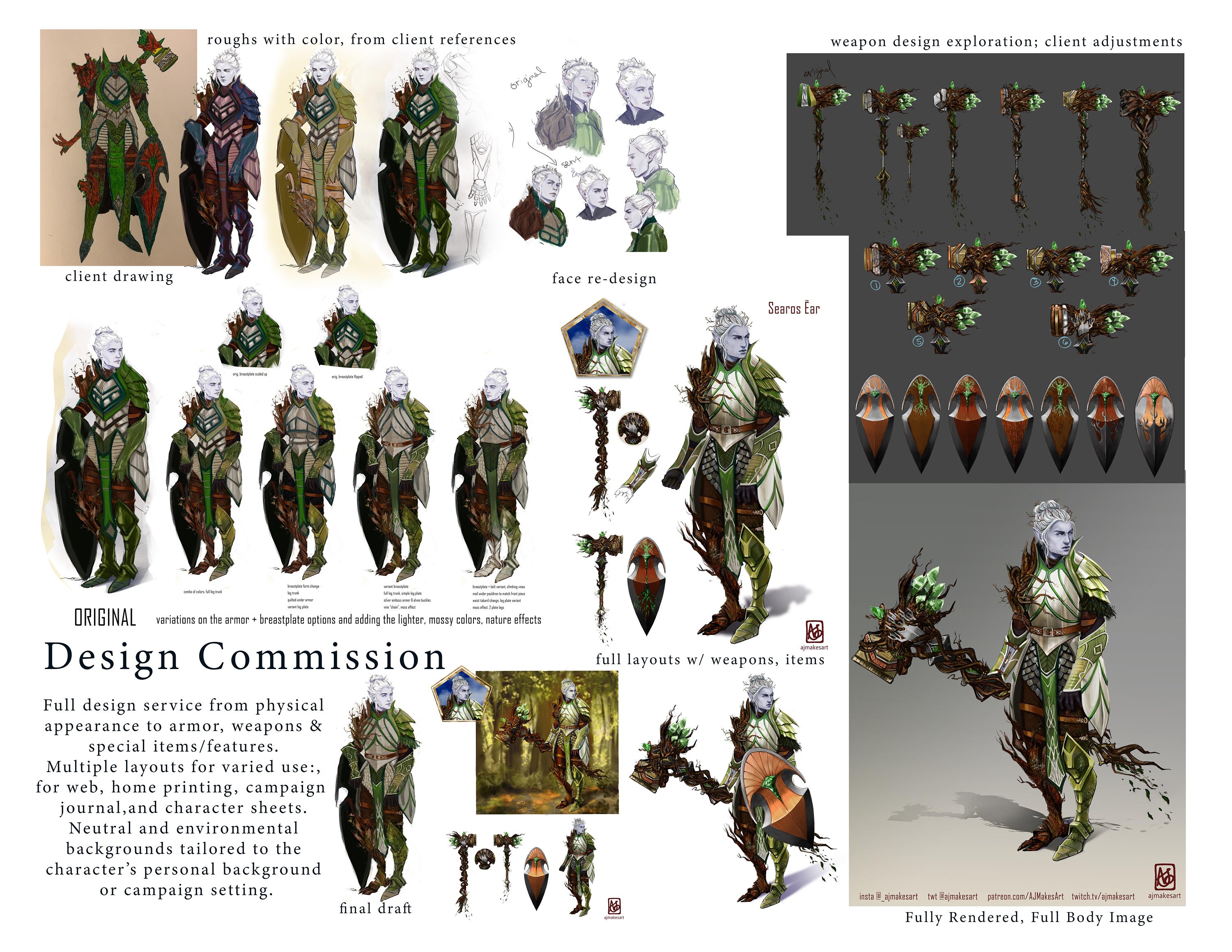 Custom Character Design & Art Full Character Design | Etsy