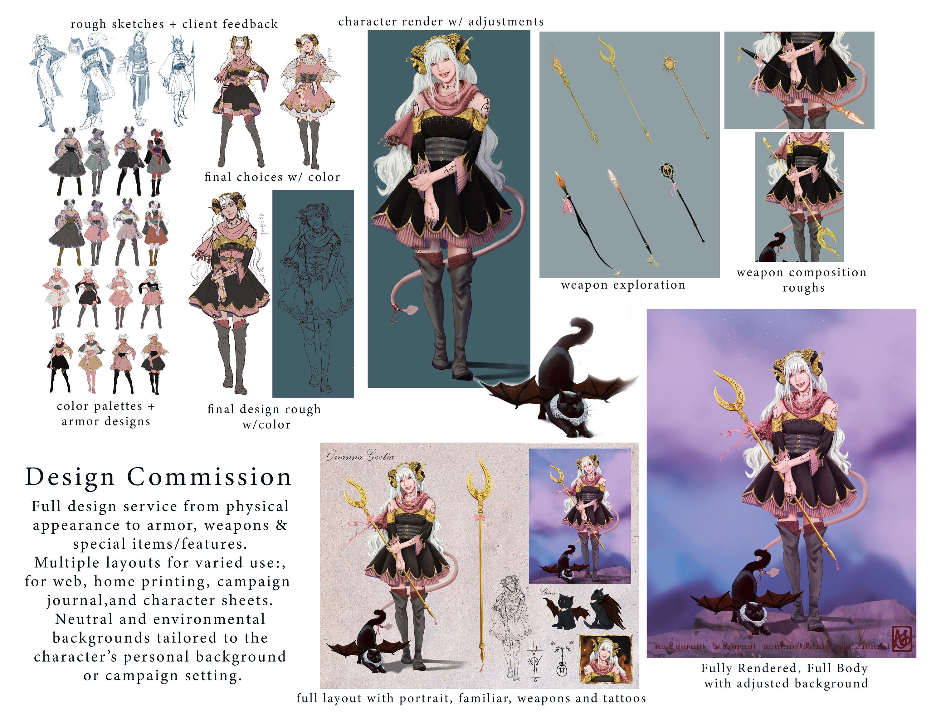 Custom Character Design & Art Full Character Design | Etsy