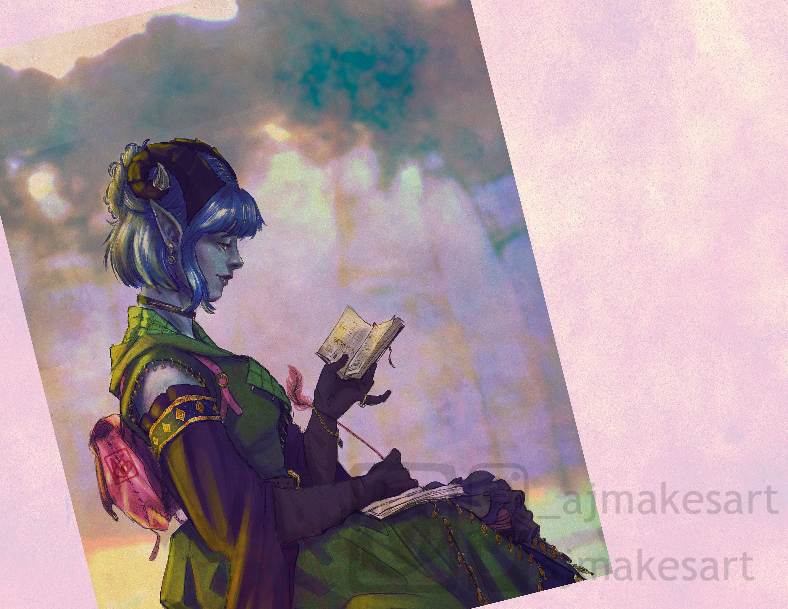 Jester Lavorre Fan Art Print Critical Role Art Print | Etsy