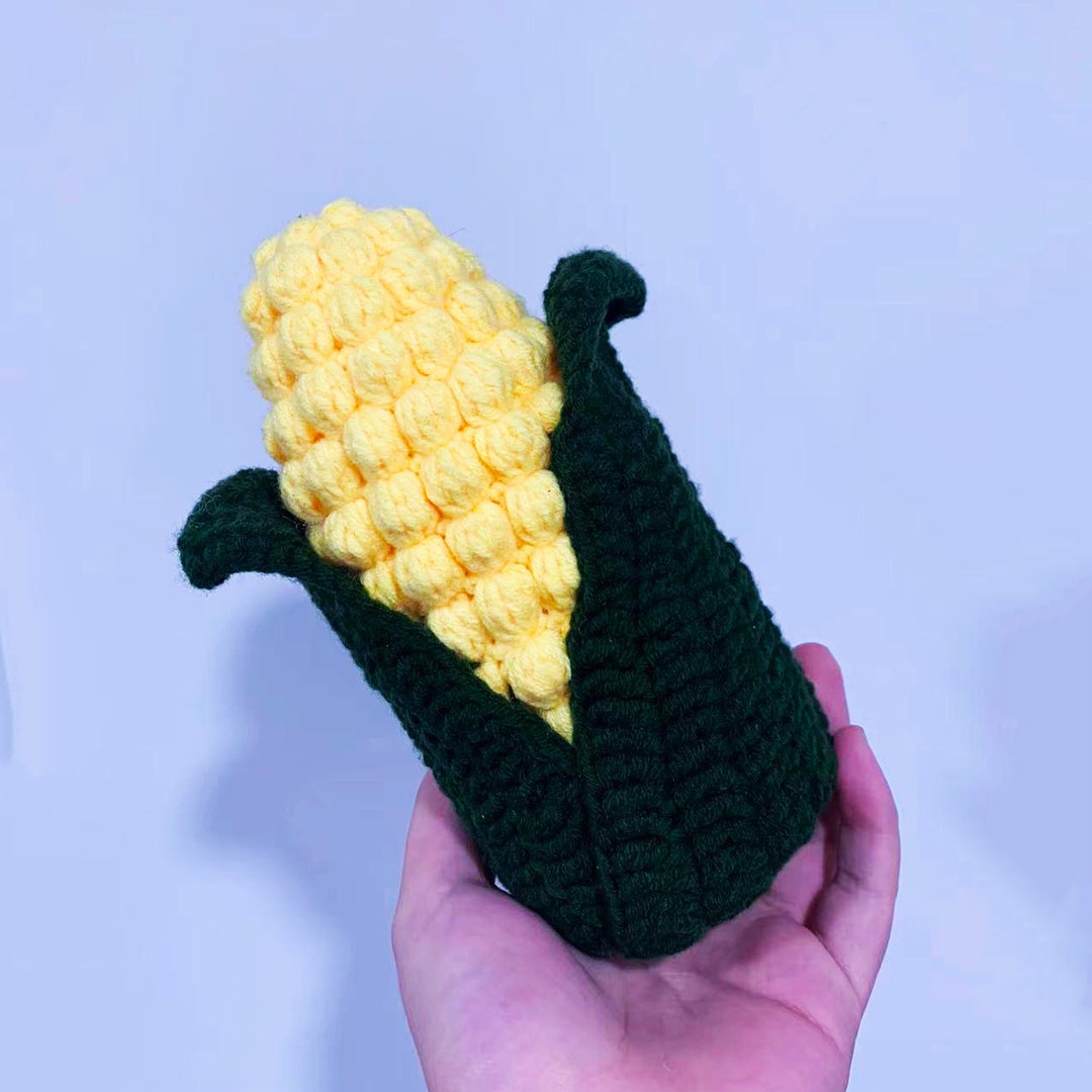 Handmade-crochet Plush-corn Plush-corn Cob-corn Crochet-toy Crochet ...