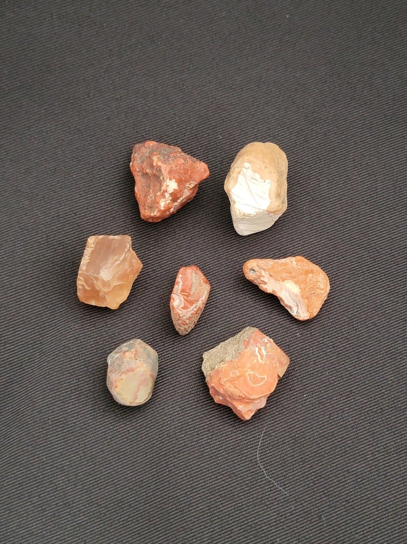 5 OZ Lot Assorted Raw Agate Lake Superior Michigan Rockhound Rough/raw ...