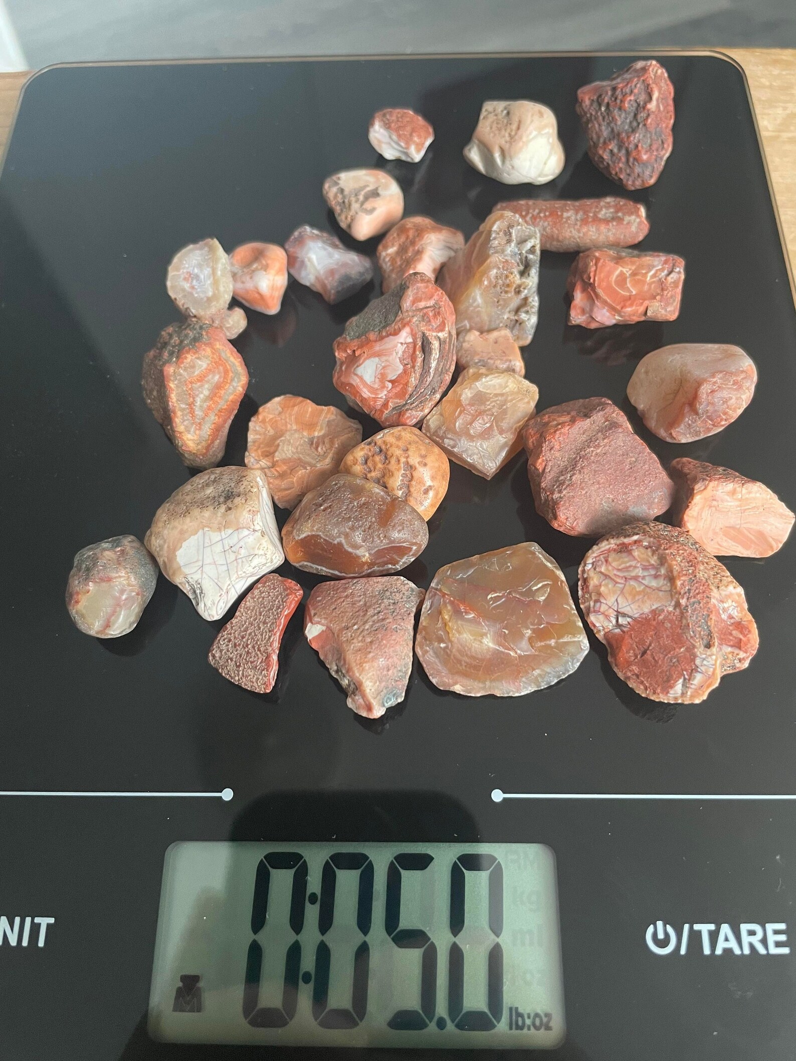 5 OZ Lot Assorted Raw Agate Lake Superior Michigan Rockhound Rough/raw ...