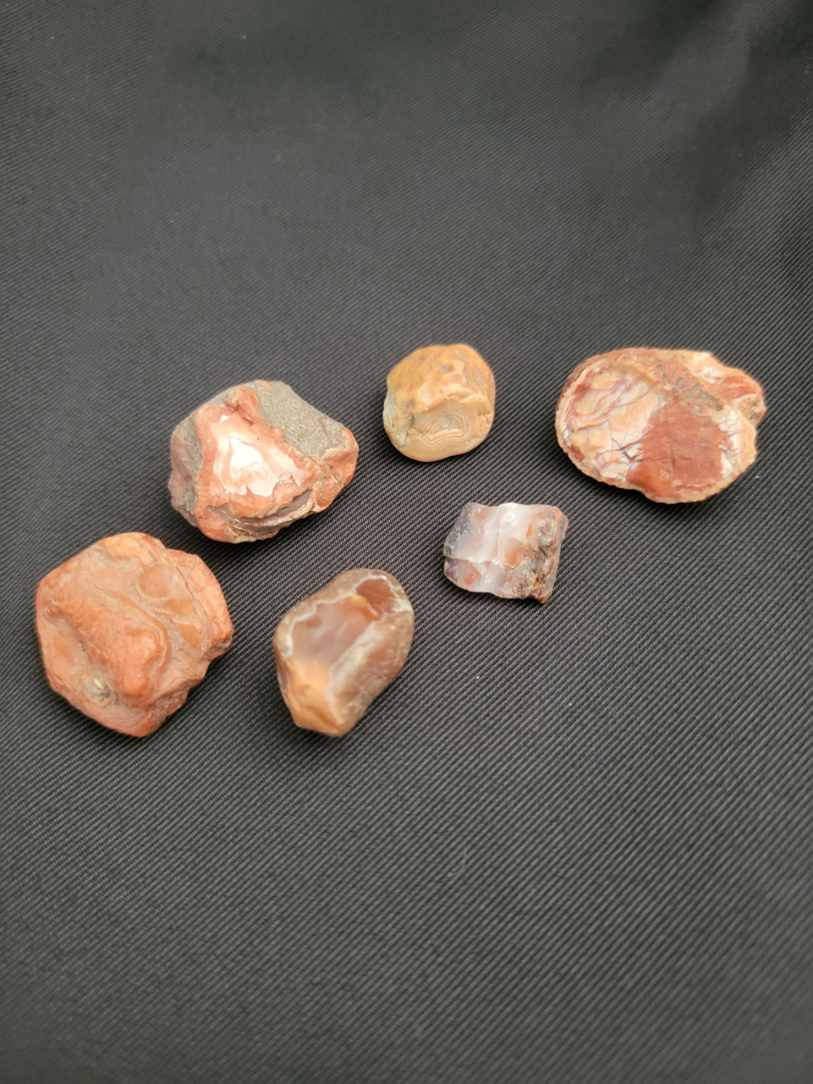 5 OZ Lot Assorted Raw Agate Lake Superior Michigan Rockhound Rough/raw ...