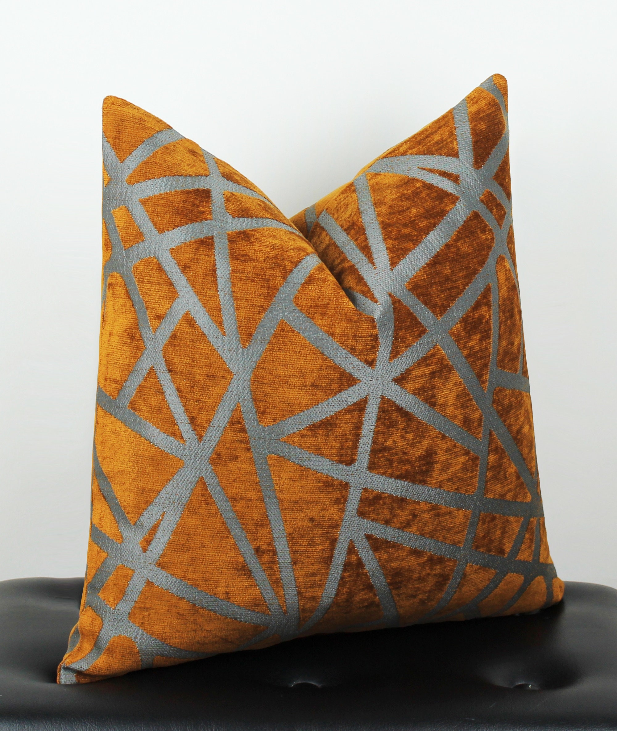 Terracotta Copper Velvet Fabric Cover Caseshiny Velvet Throw - Etsy