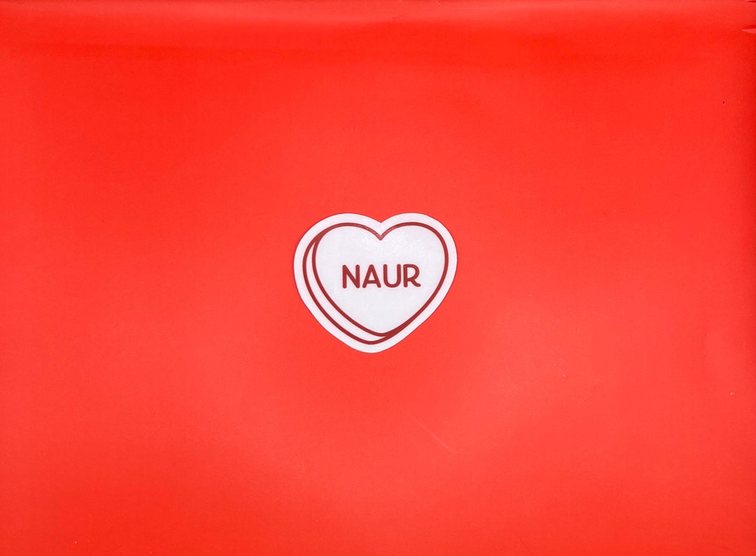 Candy Heart Sticker Naur | Conversation Hearts Candy Sticker | Stickers ...