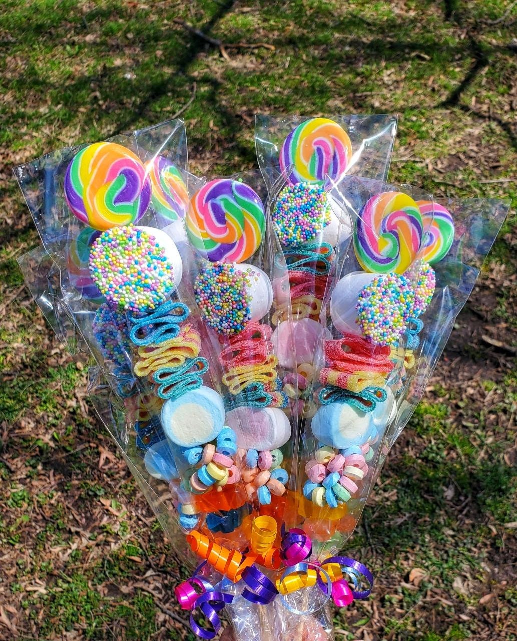10 Pastel Lollipop Candy Kabobs - Etsy
