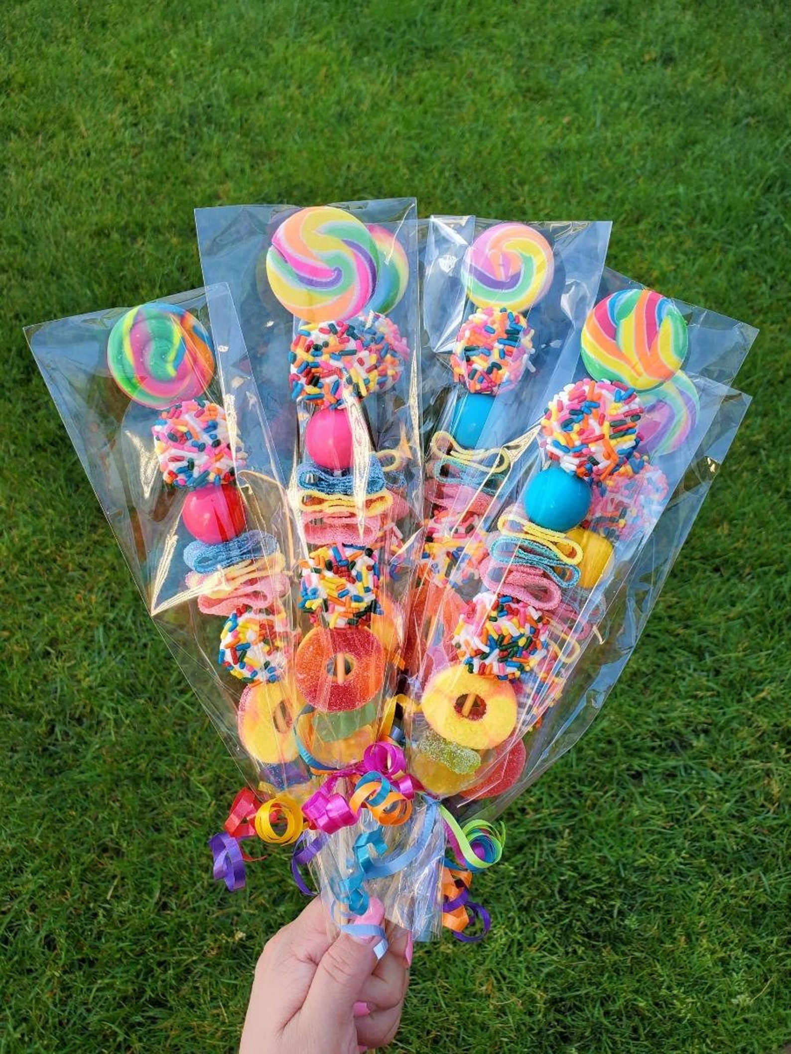 8 Birthday Lollipop Candy Kabobs | Etsy