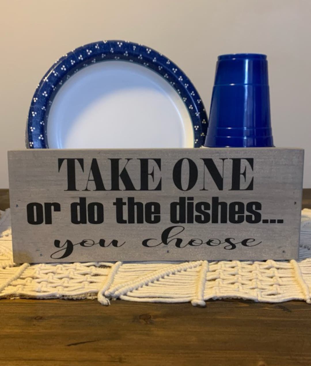 Dish Caddy, Plate Holder, Cup Holder, Take One or Do the Dishes You ...