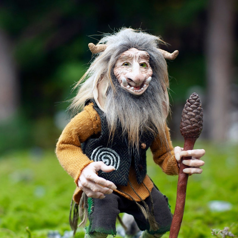 Creepy Troll Doll - Etsy
