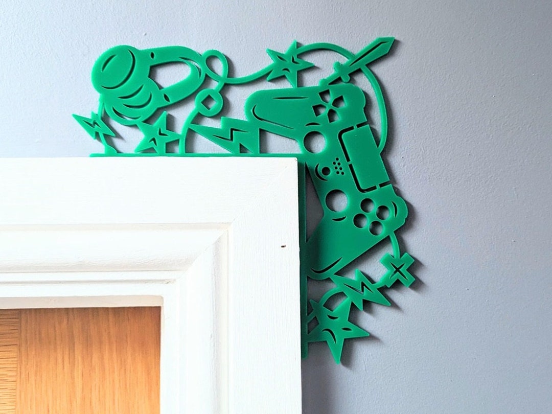 Video Game Controller Décor, Door Corner Decoration, Boys Bedroom, Man ...
