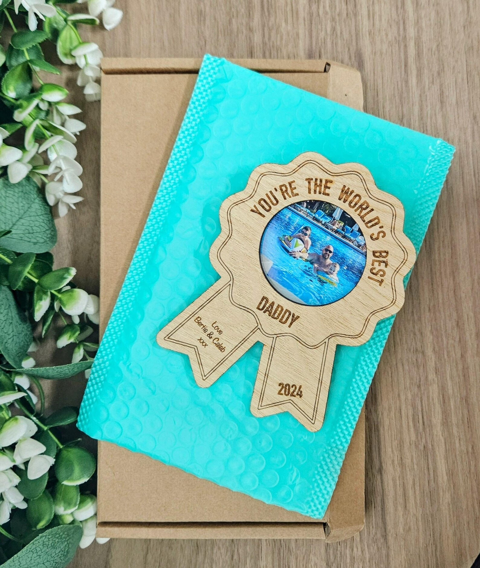 Dad Fridge Magnet, Personalised Fathers Day Gift From Kids, Photo Gift ...